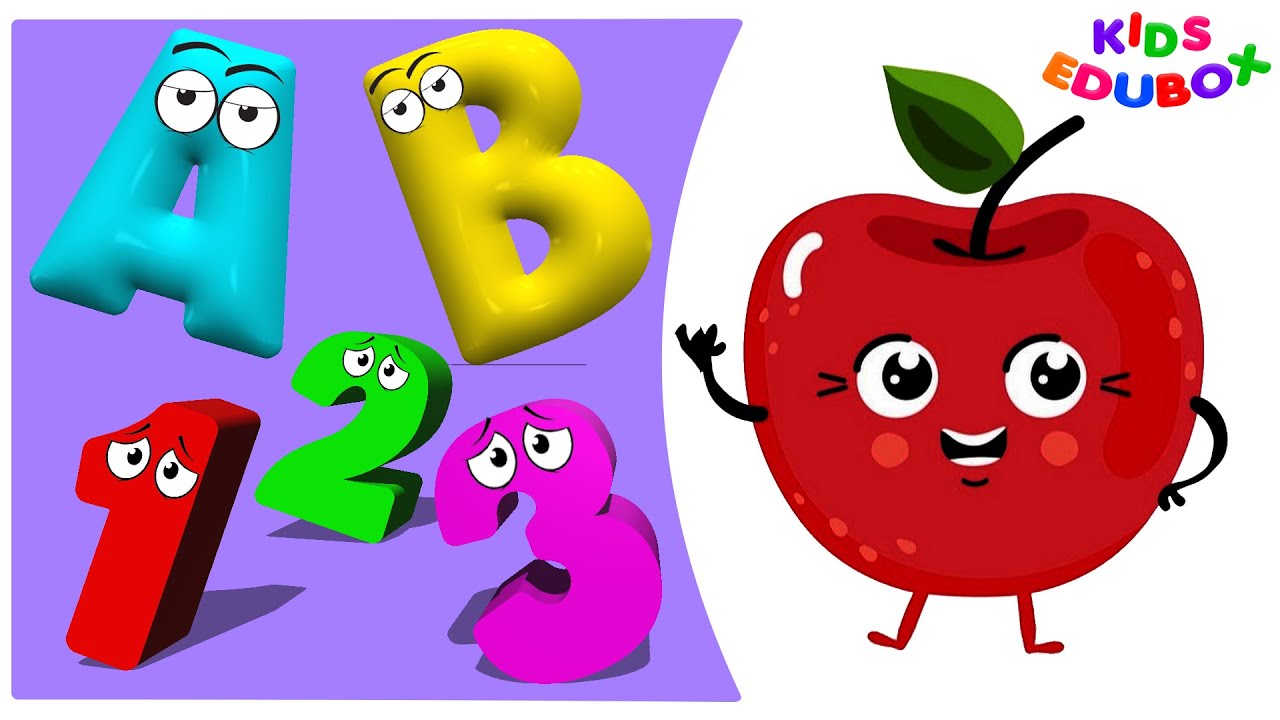 ABC and 123 Learning Videos Toddlers + Nursery Rhymes & Kids Songs+ ...