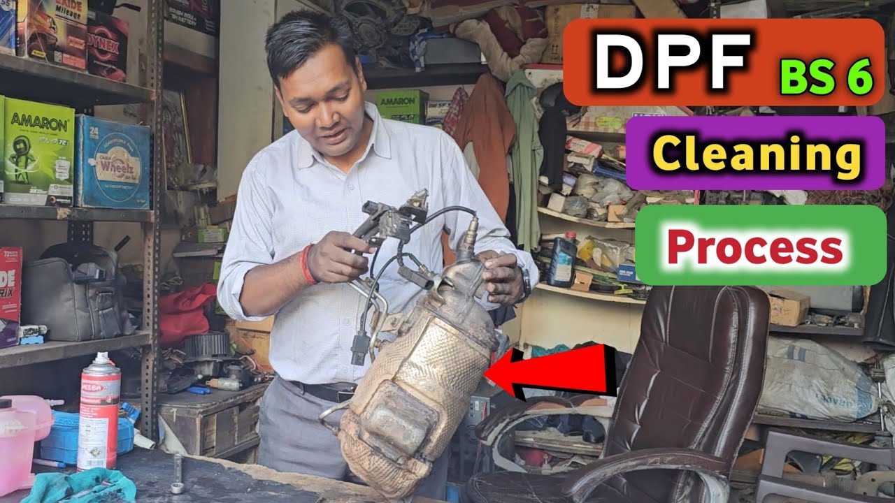 DPF cleaning process creta - YouTube