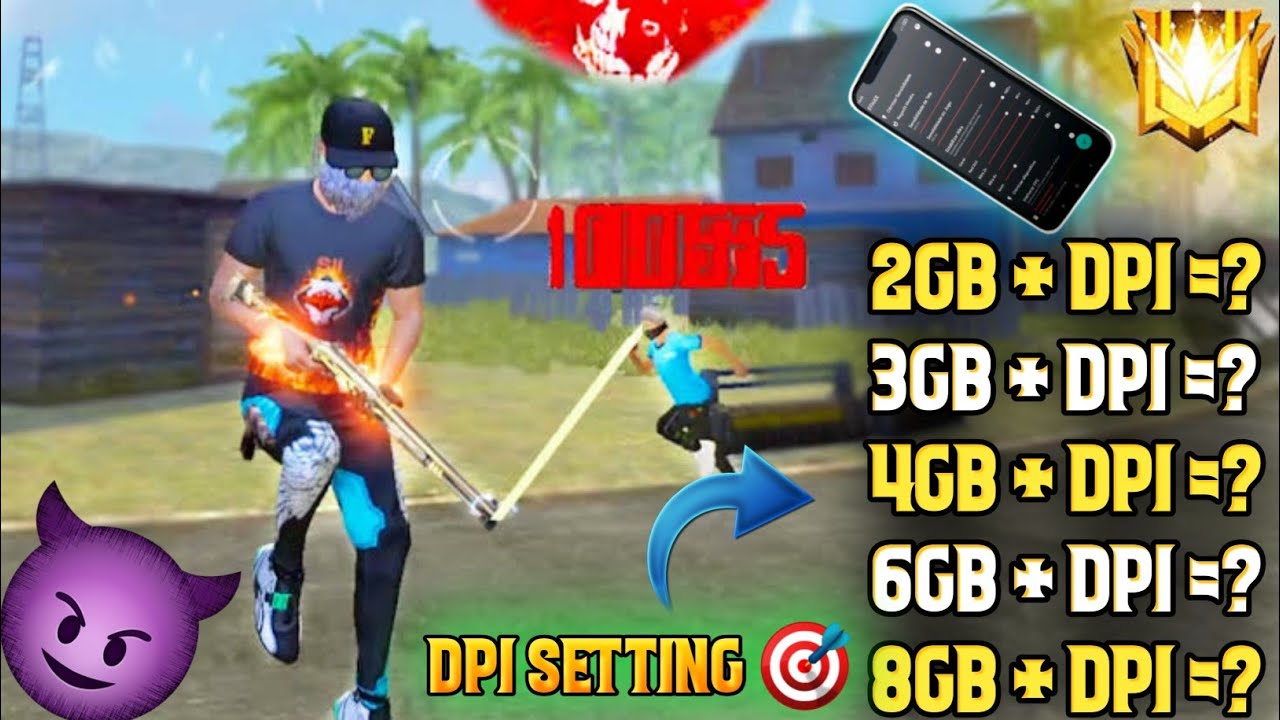 FREE FIRE DPI SETTINGS🔓🎯 I Best Dpi Setting For Free Fire | Dpi Using ...