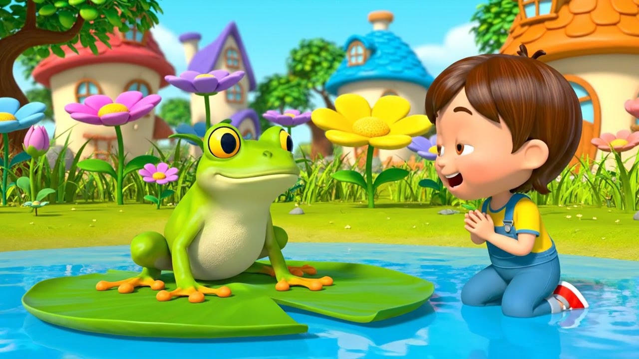 Little Frog Learned to Count Jumps 🐸 | Nursery Rhymes for Kids & Baby ...