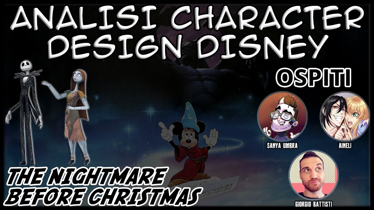 Analisi Character Design Disney - The Nightmare Before Christmas - YouTube