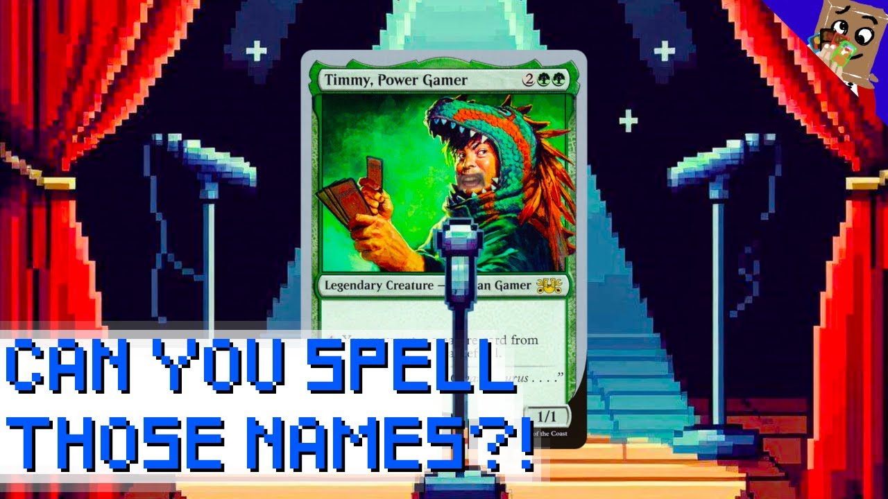 MtG Spelling Bee – Cardboard Comedy: Ep. 12 | Magic: The Gathering ...