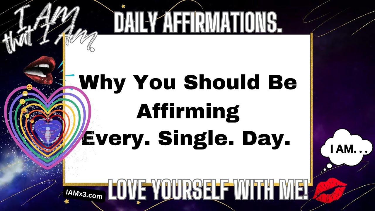 How to LOVE Yourself with Affirmations | Manifestation + Law of ...