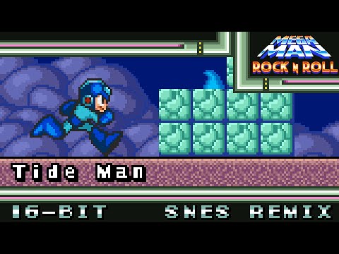 [16-Bit;SNES]Tide Man - Mega Man Rock n Roll(MM7 Style)(COMMISSION)