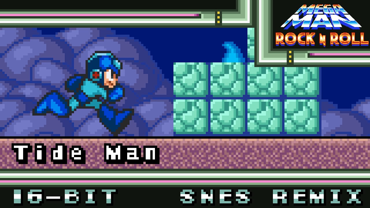[16-Bit;SNES]Tide Man - Mega Man Rock n Roll(MM7 Style)(COMMISSION ...