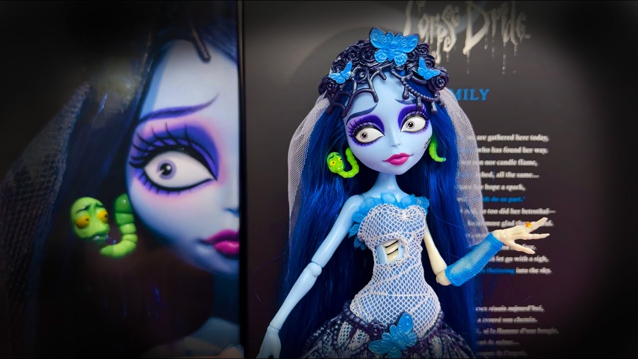 Corpse Bride Emily Monster High Skullector Doll Unboxing - YouTube