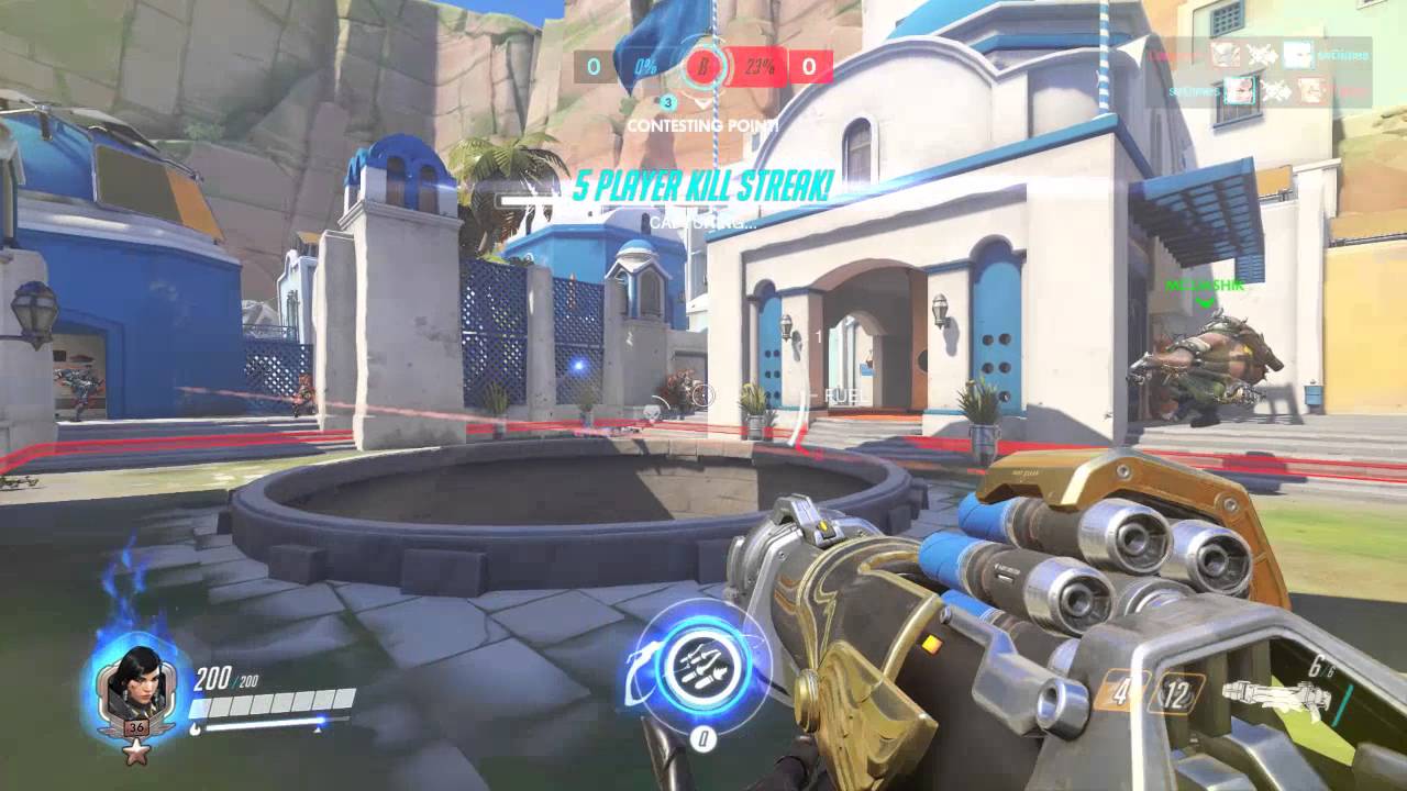 Overwatch - Pharah - rocket sniping 3 - YouTube