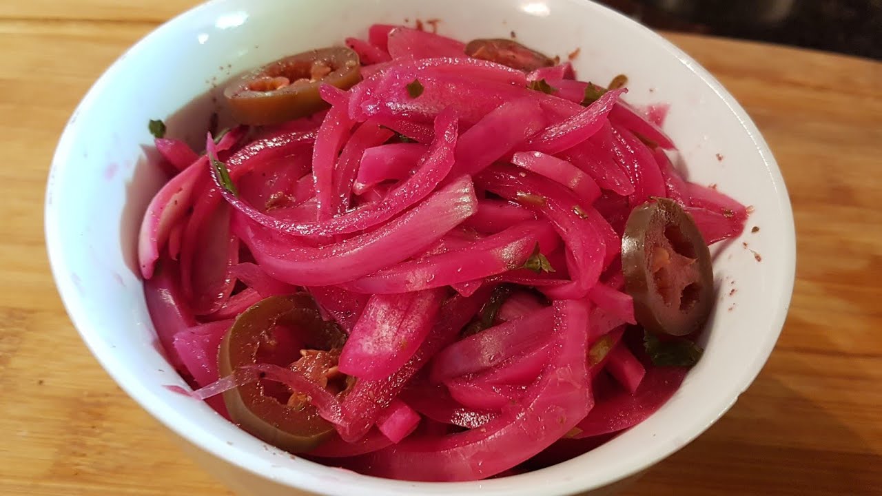 Encurtido de cebolla rojo😋 - YouTube