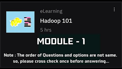 Hadoop 101||Big Data Foundations||IBM EduSkills Internship||Edunet Foundation||APSCHE||AICTE ...