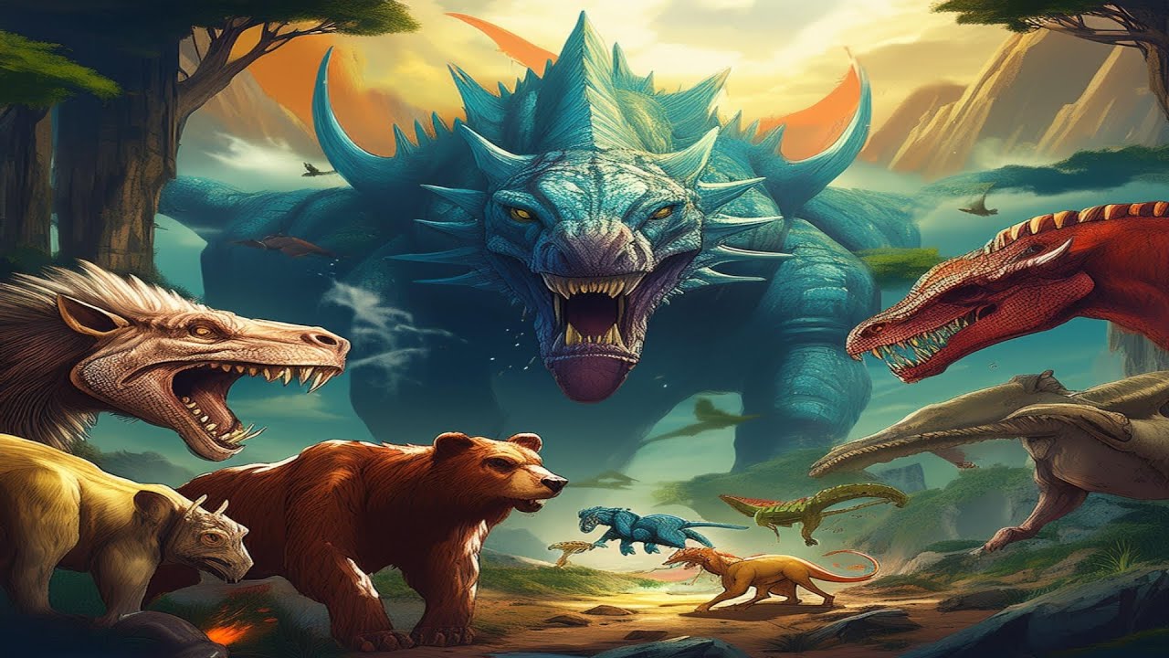 Crazy Battles: Today's Animals Vs Extinct Animals Vs Multifaceted ...