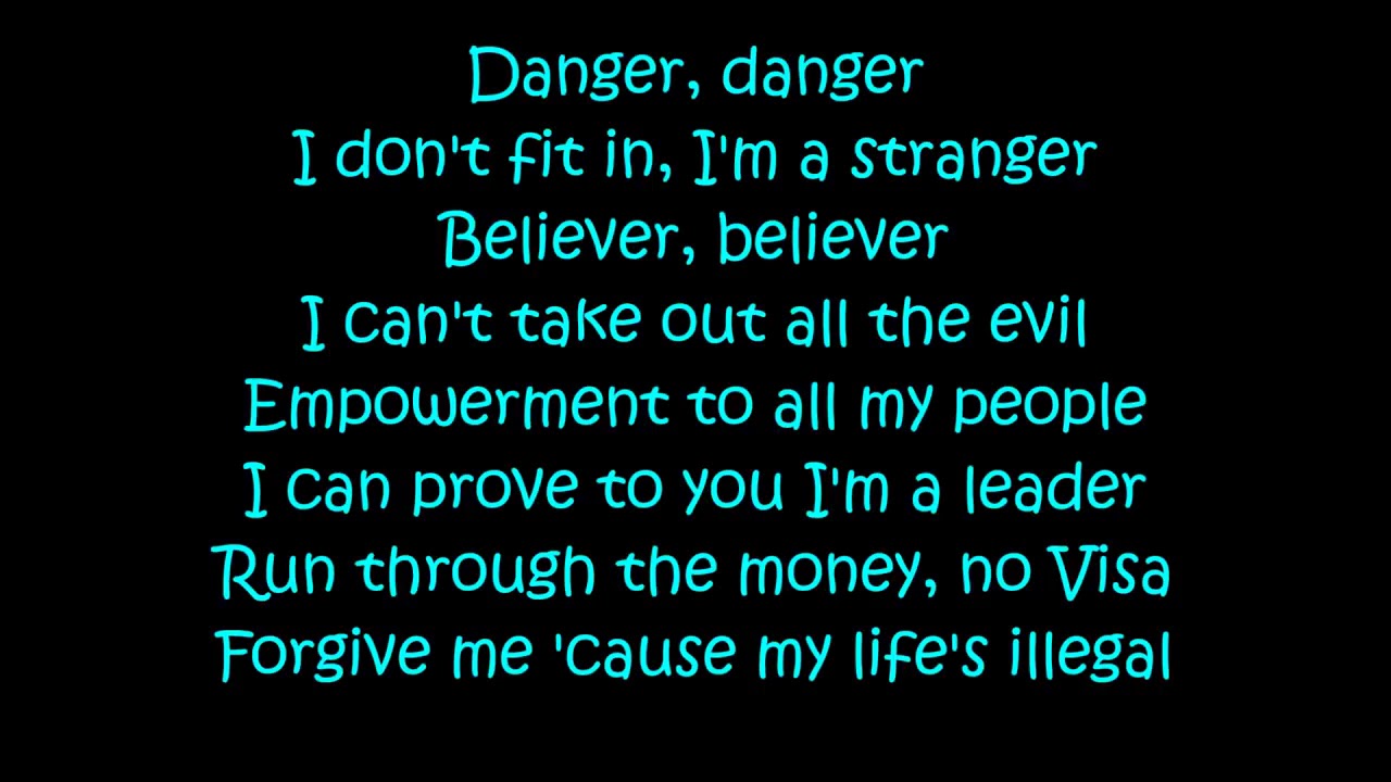 Migos Marshmello Danger Lyrics Video - YouTube