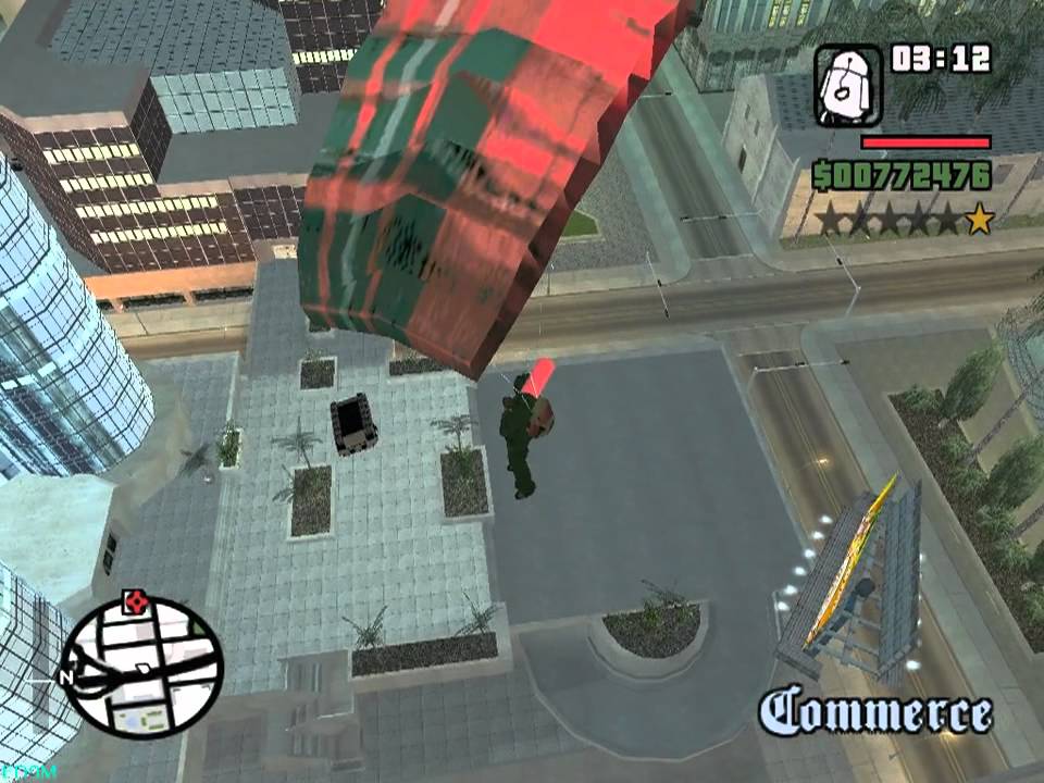GTA San Andreas - Flying Tank (Cheats) - YouTube