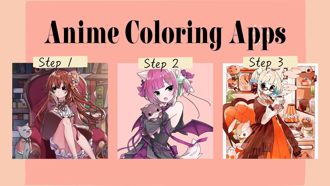 ANIME COLOR BY NUMBER || colouring apps - YouTube