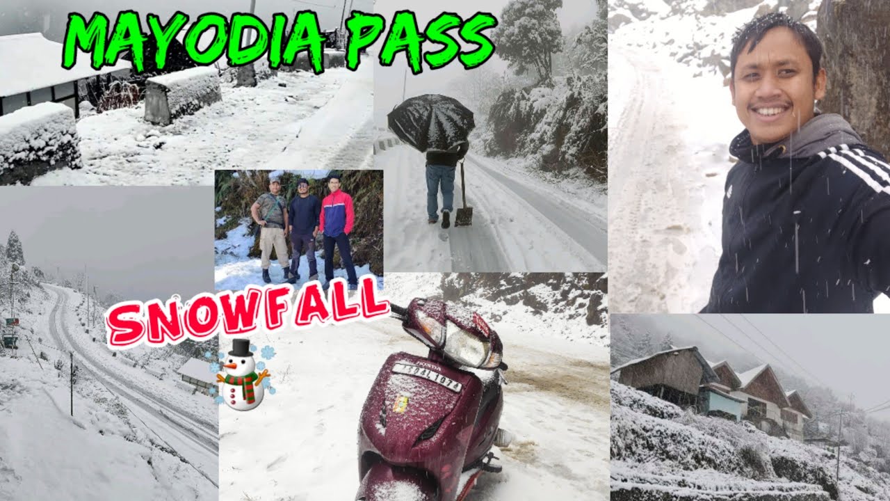 Mayodia Pass Arunachal Pradesh | Mayodiya Snowfall | Pranjal Mohan ...
