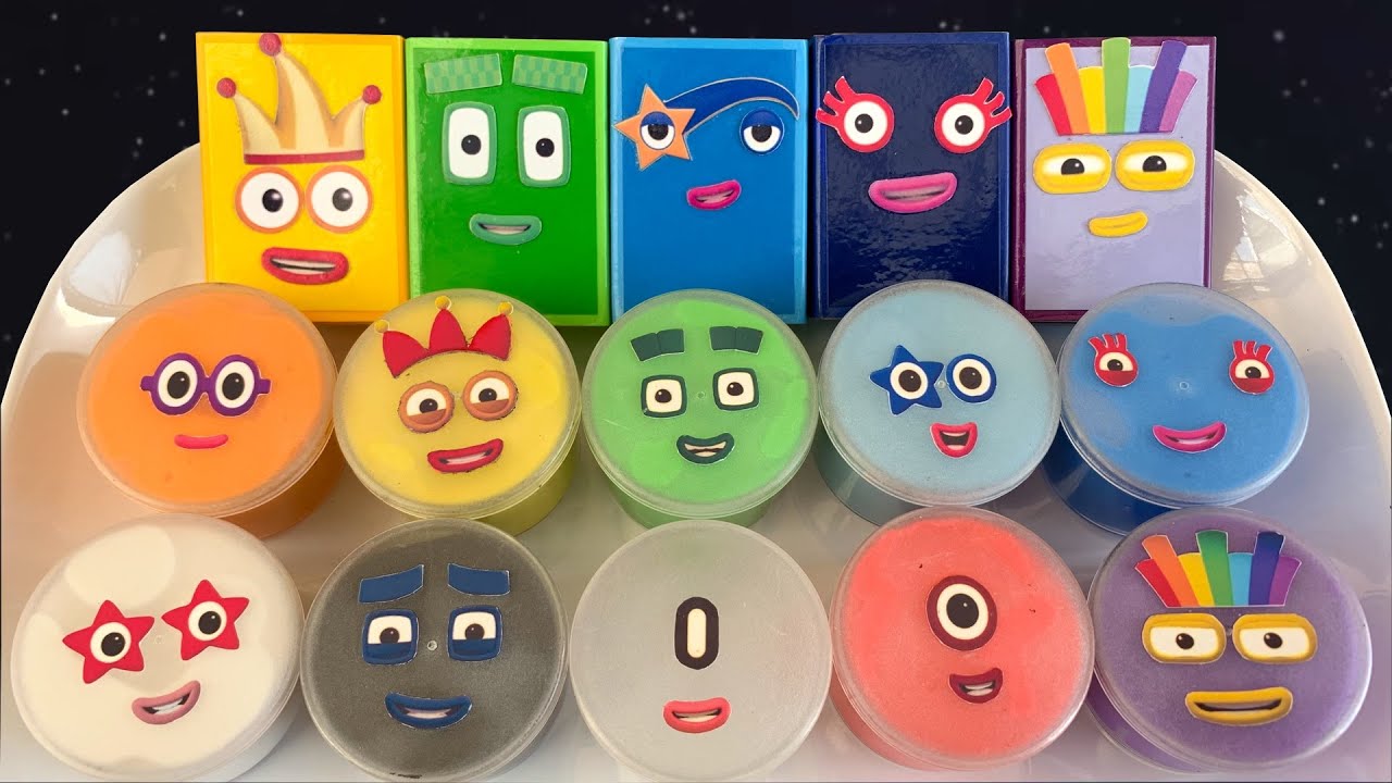 Numberblocks - Relaxing CLAY Circle Small With Shape Box Numberblocks ...