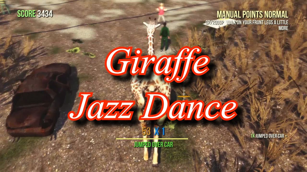Giraffe Jazz Dance - Goat Simulator theOZer Style - YouTube