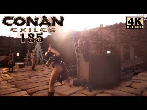 CONAN EXILES  ⚔135: Neue Thralls verstärken die Base, Arbeiter im Holzfällerlager