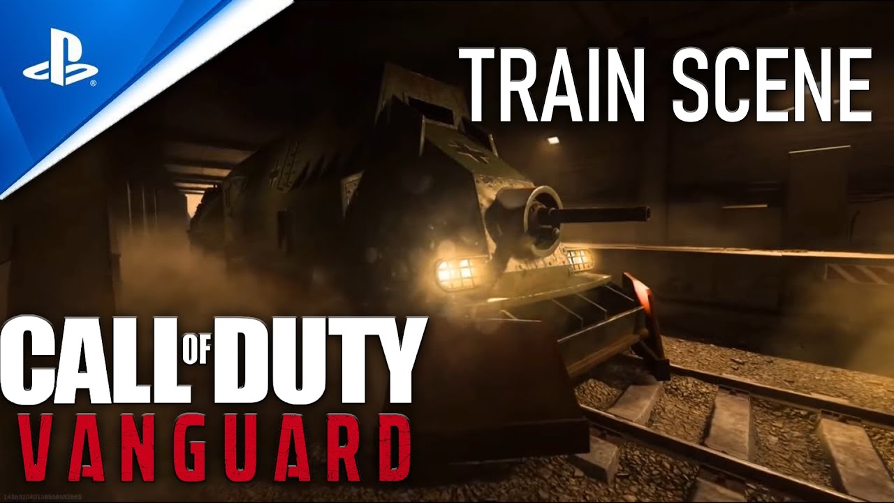 CALL OF DUTY VANGUARD REVEAL EVENT CUTSCENE TRAIN CALL OF DUTY WARZONE ...
