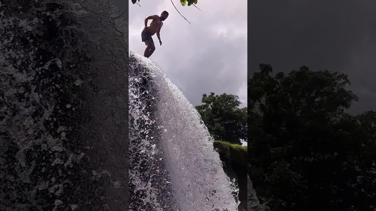 Maliya Hatina (vadala) dhodh (ghogham) waterfall - YouTube