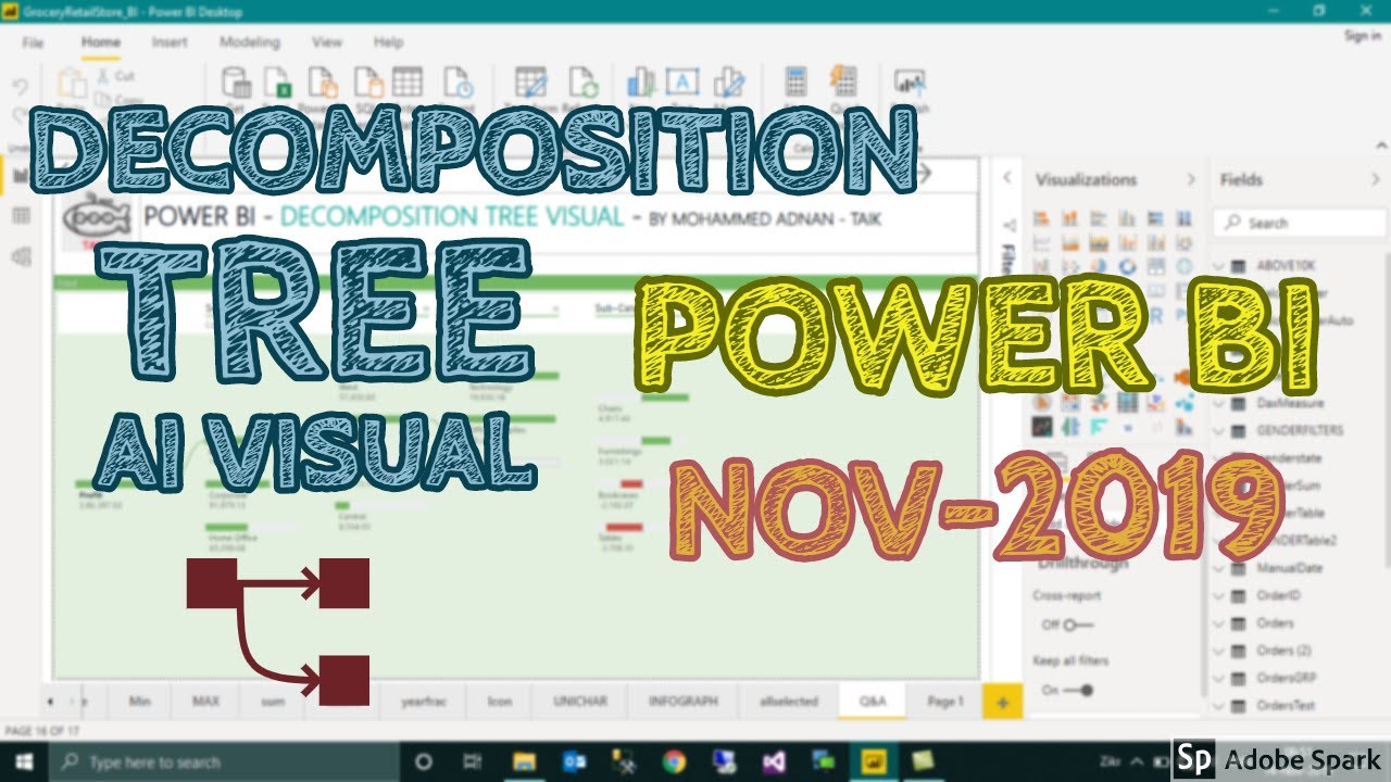 Decomposition Tree (AI) Visual In Power BI - TAIK18 (7-3) Power BI ...