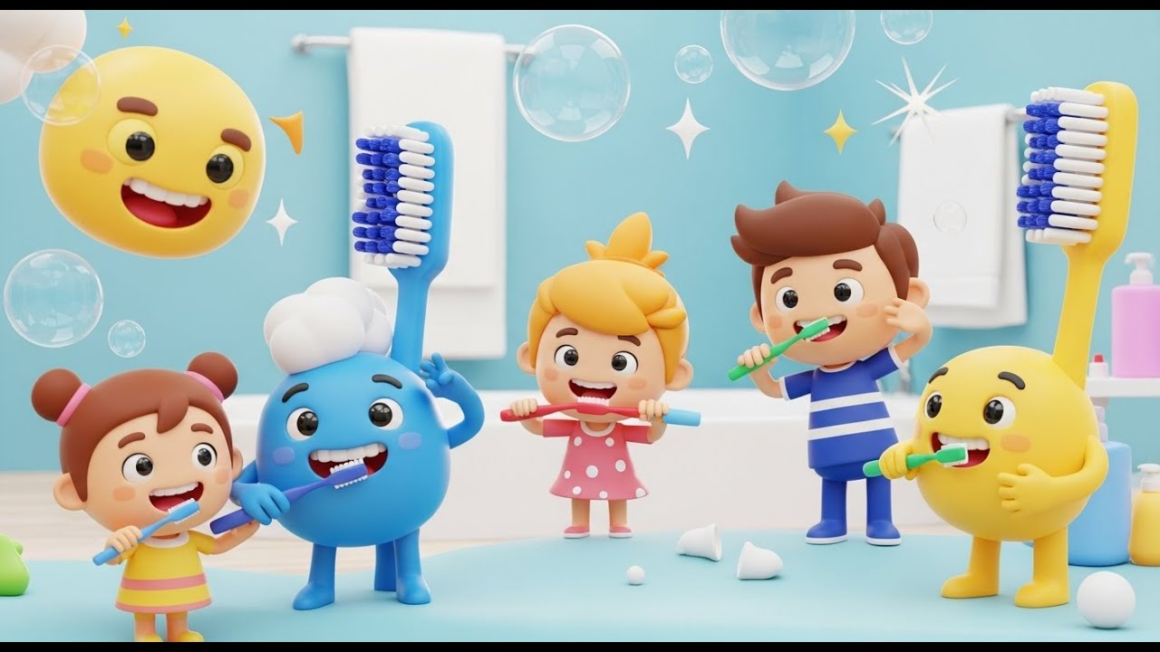 Toothbrush Party! Kids' Animated Song - YouTube