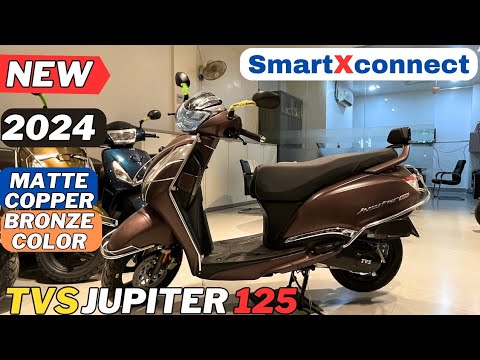 2024 New TVS Jupiter 125 SmartXconnect Detailed Review New Feature ...