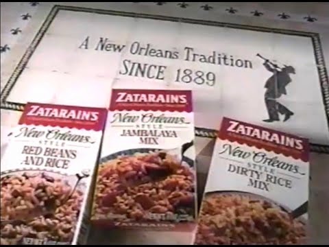 Zatarain's | A New Orleans tradition since 1889 | Retro Commercial 2000 ...