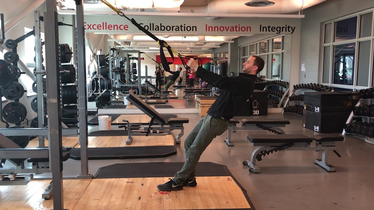 TRX External rotation to Y raise - YouTube