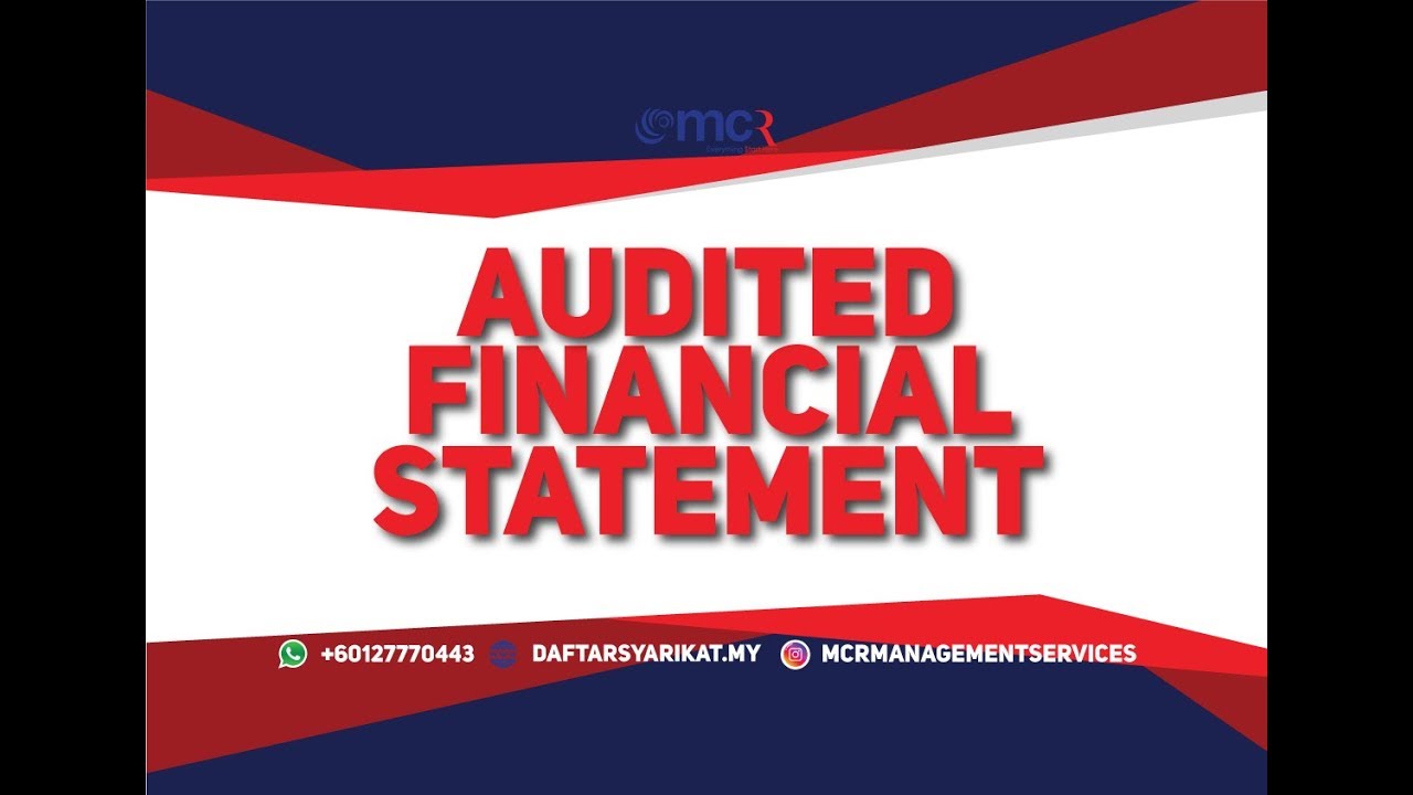 AUDITED FINANCIAL STATEMENT | MCR MANAGEMENT SERVICES | DAFTARSYARIKAT ...