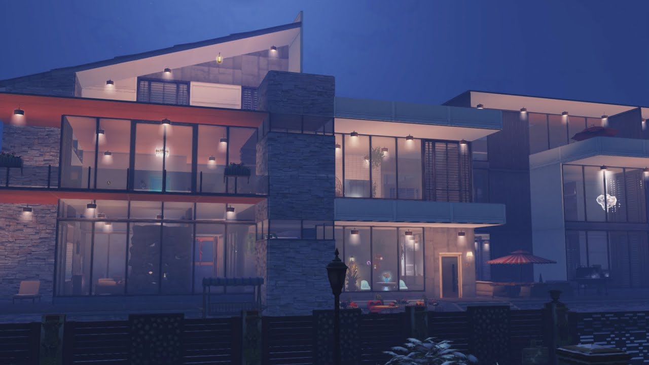Lifeafter Double Manor Modern Design - YouTube