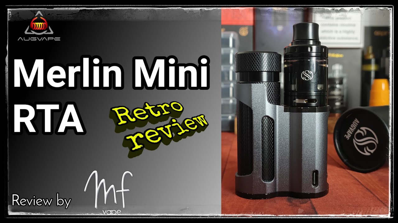 2016 Augvape Merlin Mini RTA - Vintage or dated? - Review, build & wick ...