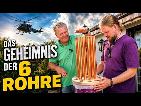 Chembuster bauen bei Valentin – Jetzt werden die Rohre eingesetzt