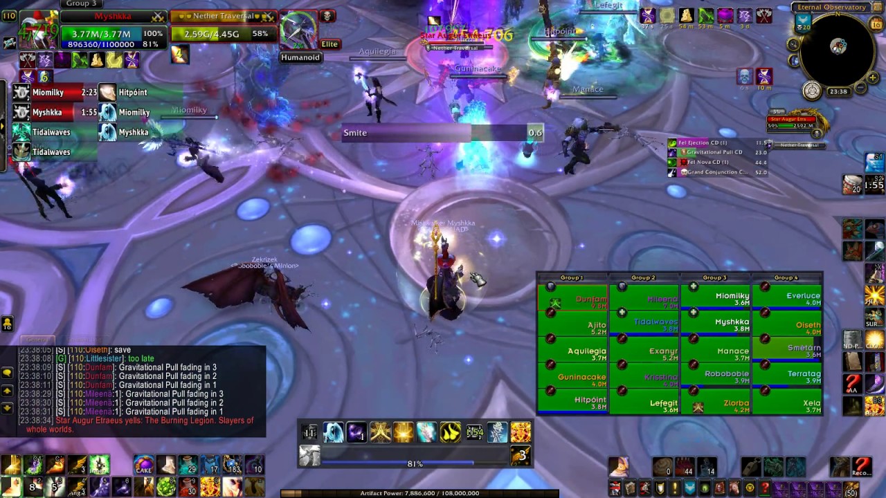 Star Augur Etraeus Mythic, holy priest PoV - YouTube