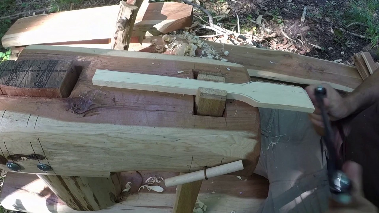 Using the Spoon Mule to Make a White Oak Spatula - YouTube