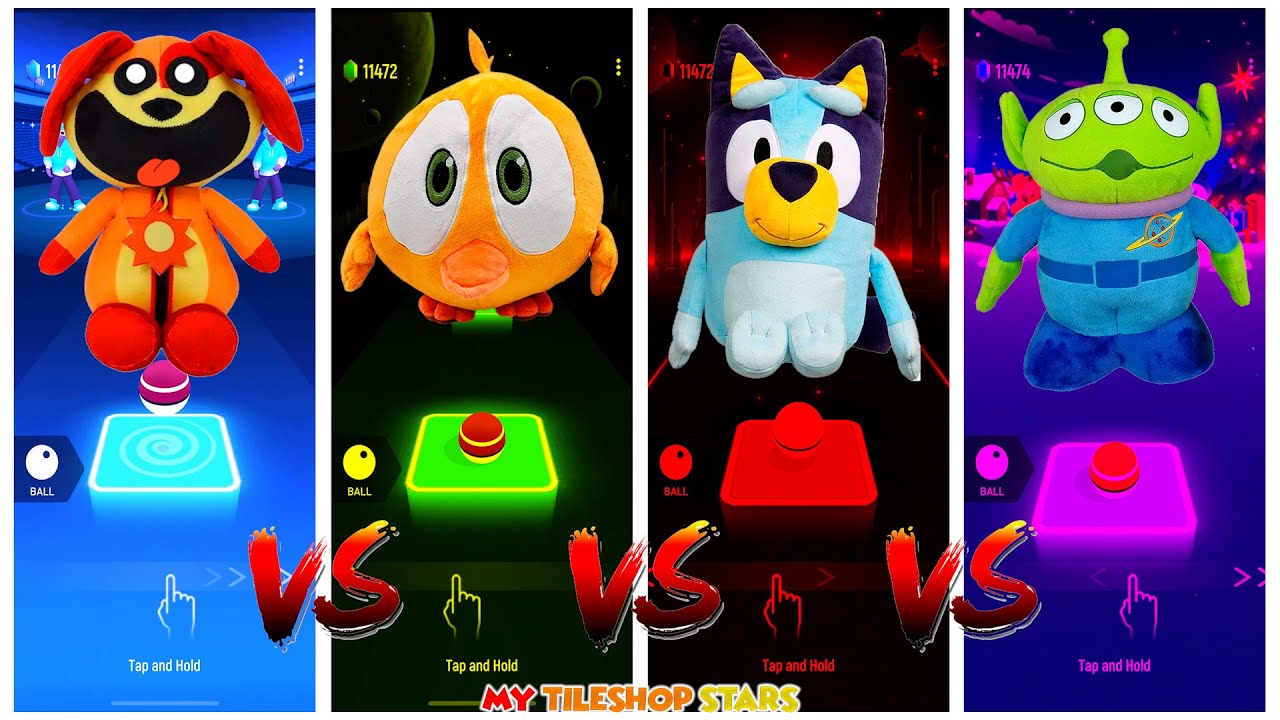 DogDay & Wheres Chicky & Bluey Bingo & Alien Dance.🏆 Who Is Best? - YouTube