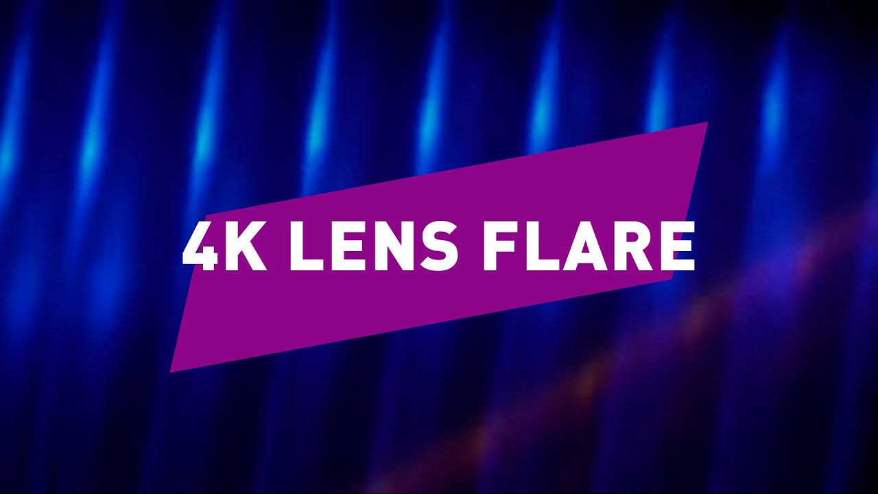 4K BLUE AND ORANGE LENS FLARE // Free download link - YouTube
