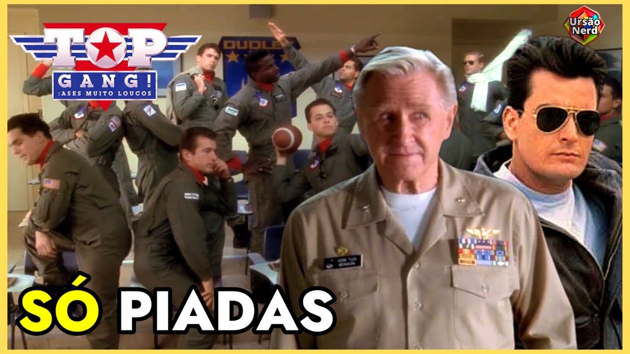 TODAS AS PIADAS DE TOP GANG - ASES MUITO LOUCOS - COMPILAÇÃO DO FILME ...