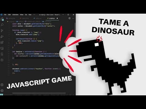 Hack Google Chrome's Dinosaur game - YouTube