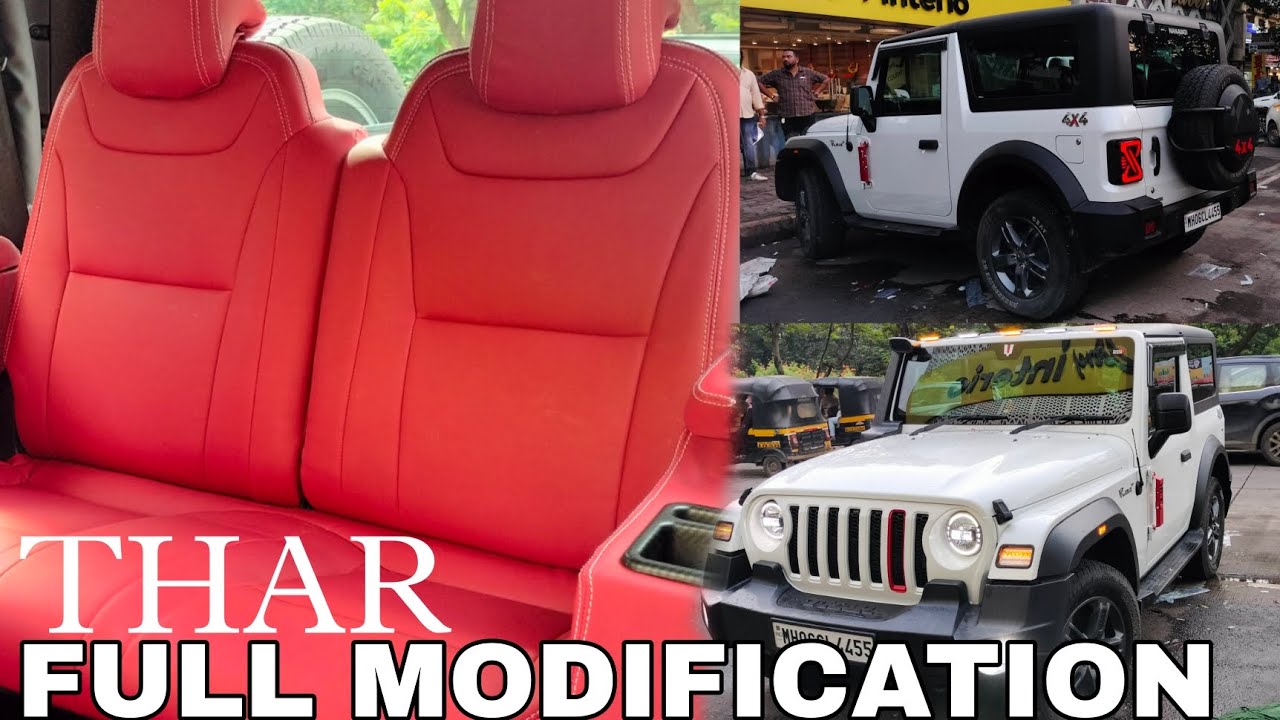 WHITE THAR RED INTERIOR HEAD LIGHT TAIL LIGHT BEST MODIFIED FOR THAR ...