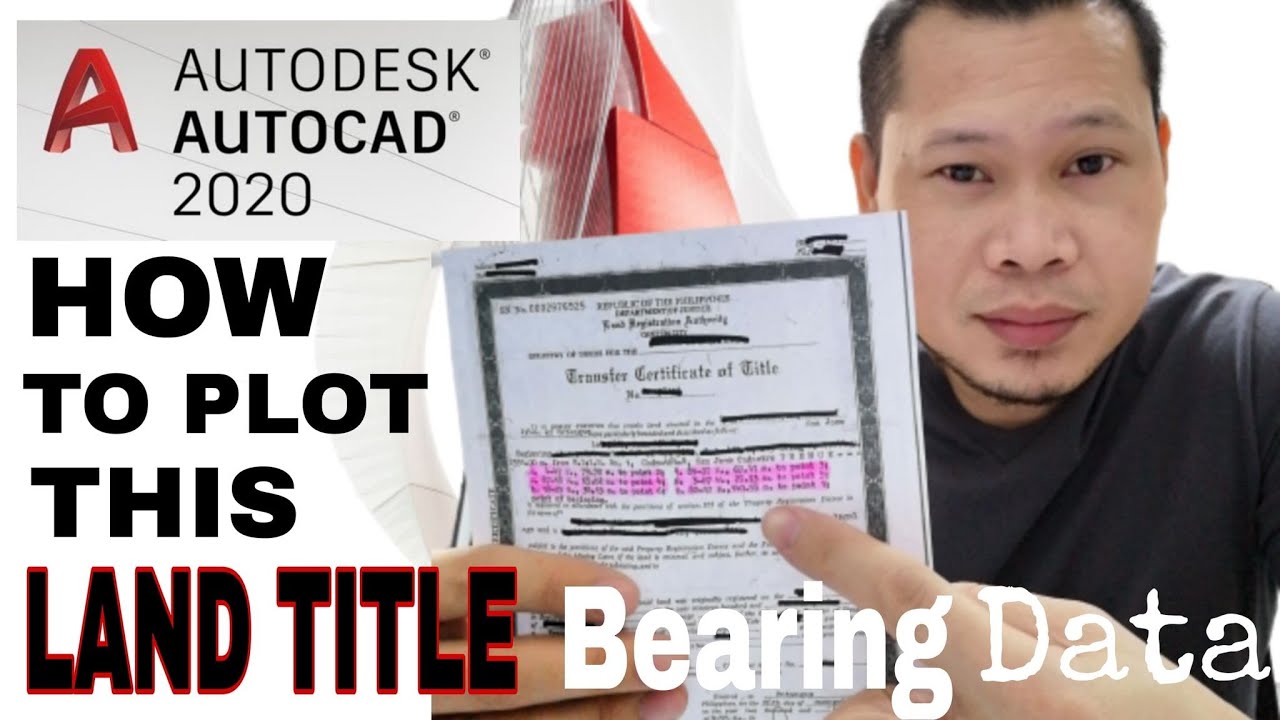 HOW TO PLOT SITE DEVELOPMENT PLAN (LAND TITLE) - AUTOCAD2020Complete ...