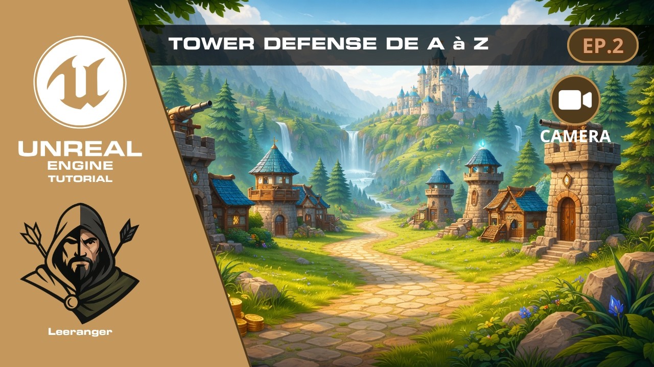 Créer un Tower Defense de A à Z sur UE5 – Caméra TopDown (Move, Rotate ...