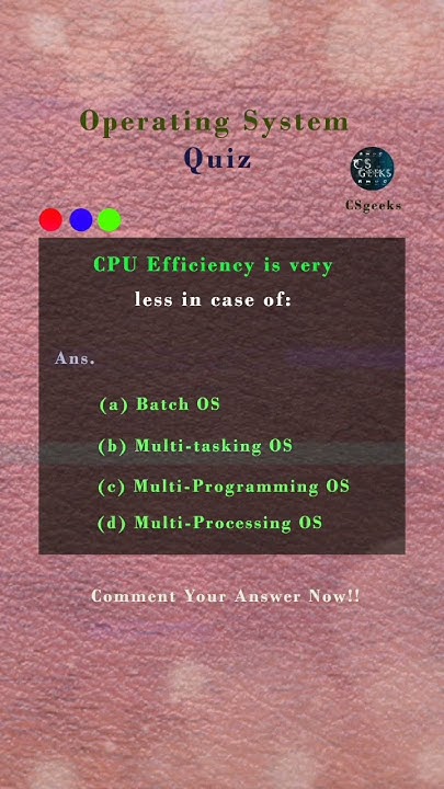 Operating System Quiz Day 6/90 Challenge #operatingsystem #csgeeks2.0 # ...