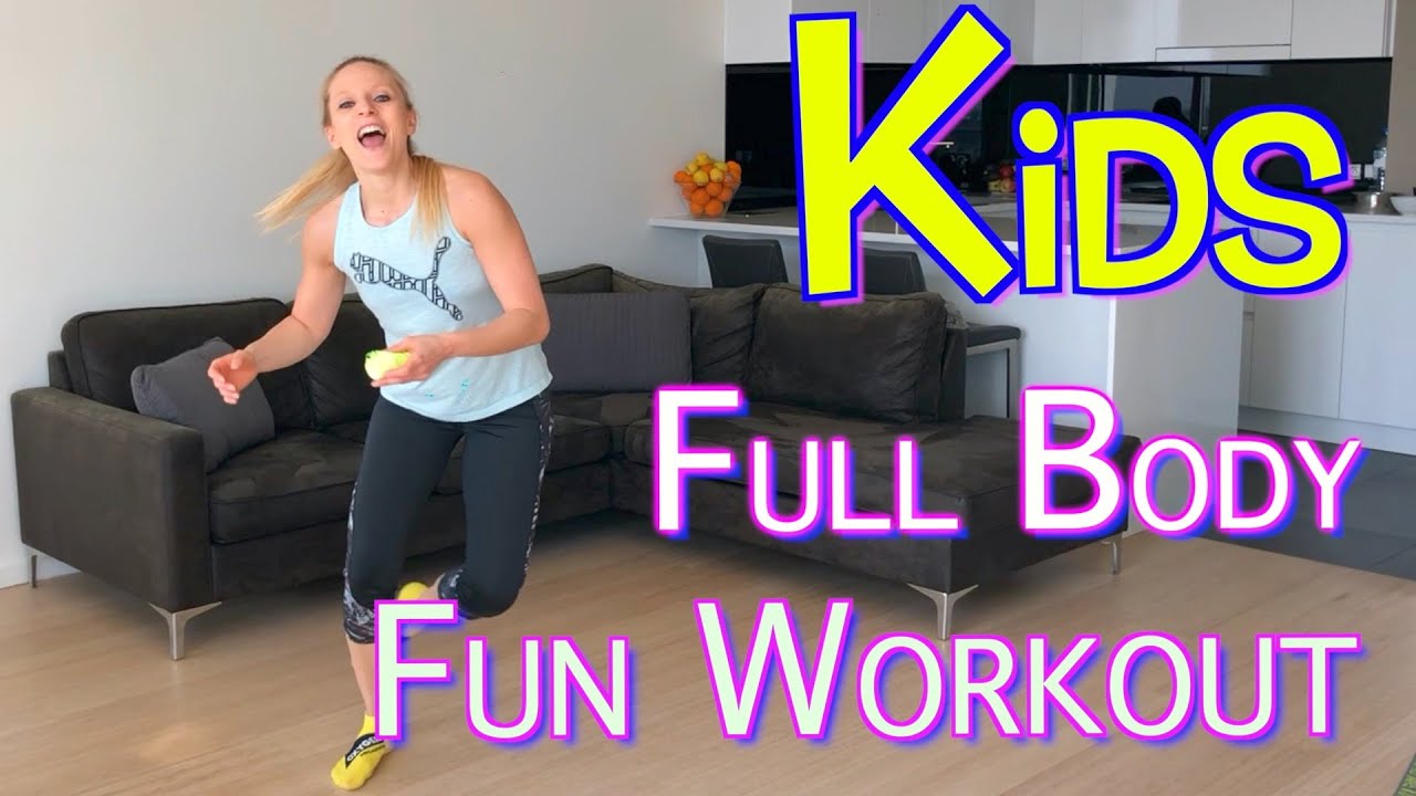 Kids - 30 min Full Body Fun Workout - YouTube
