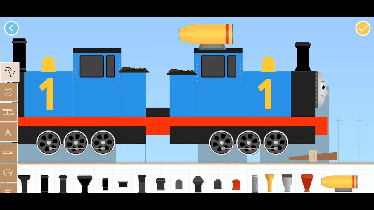 Labo Brick Train #966 Thomas the Tank Engine - YouTube