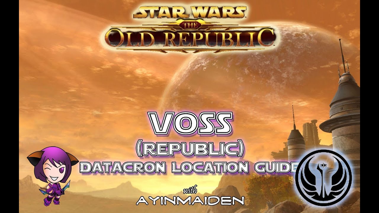 SWTOR - Voss (Republic) Datacron Location Guide - YouTube