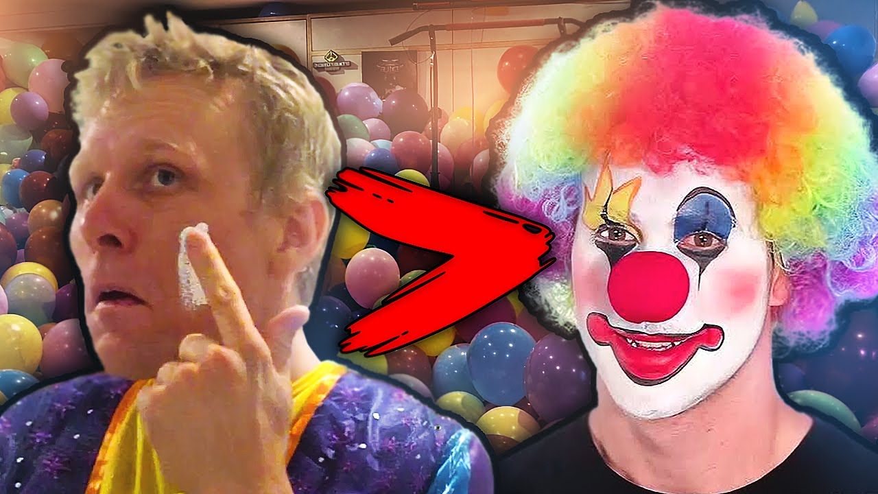 My Complete Clown Transformation - YouTube