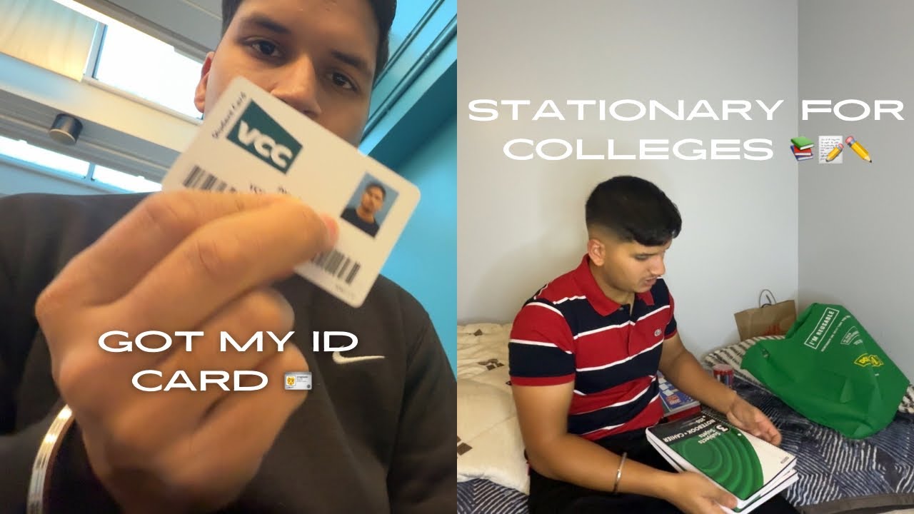 Got my ID card 🪪 | Bought stationary for college🇨🇦 - YouTube