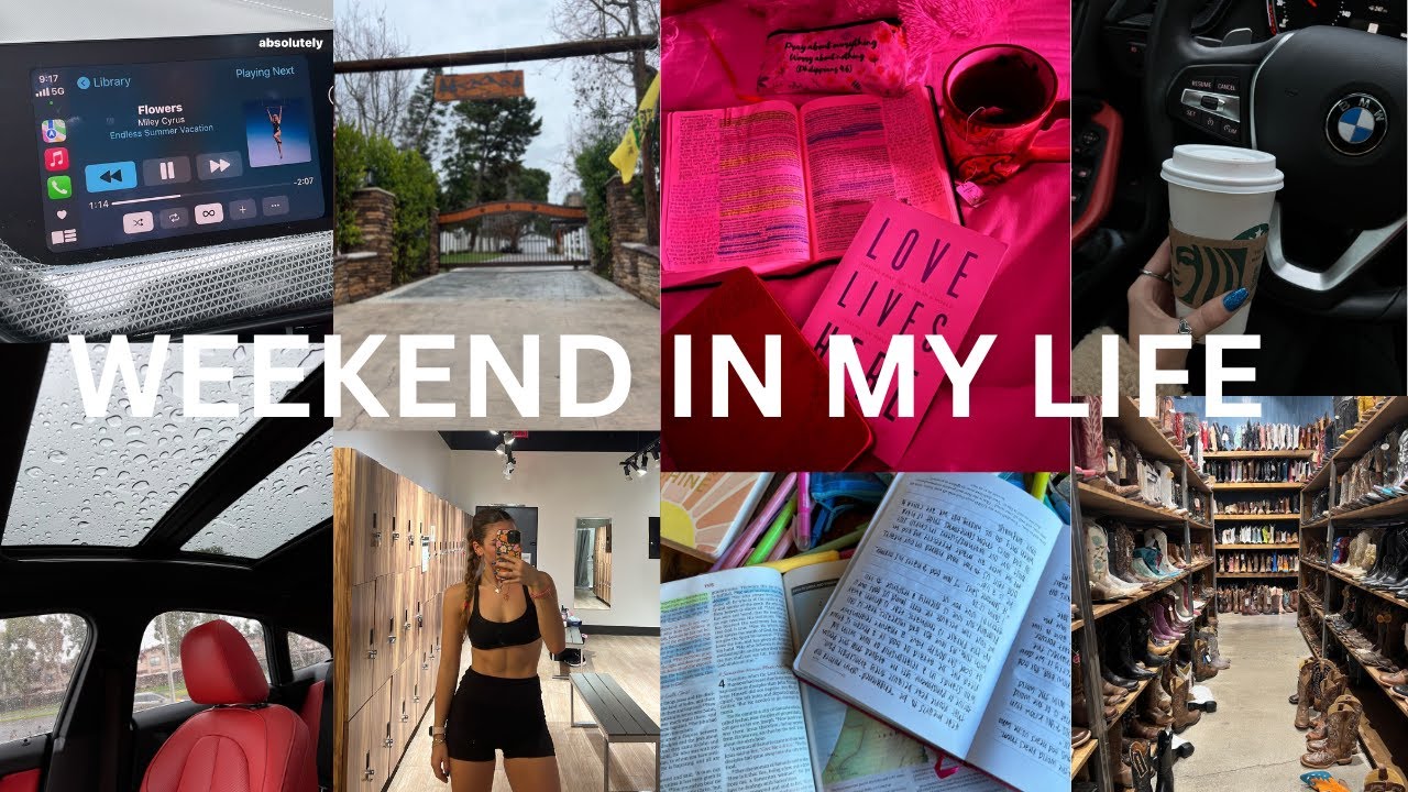 WEEKEND IN MY LIFE Corepower So Many Hauls So Much Talking Church WEEKEND IN MY LIFE Corepower So Many Hauls So Much Talking Church