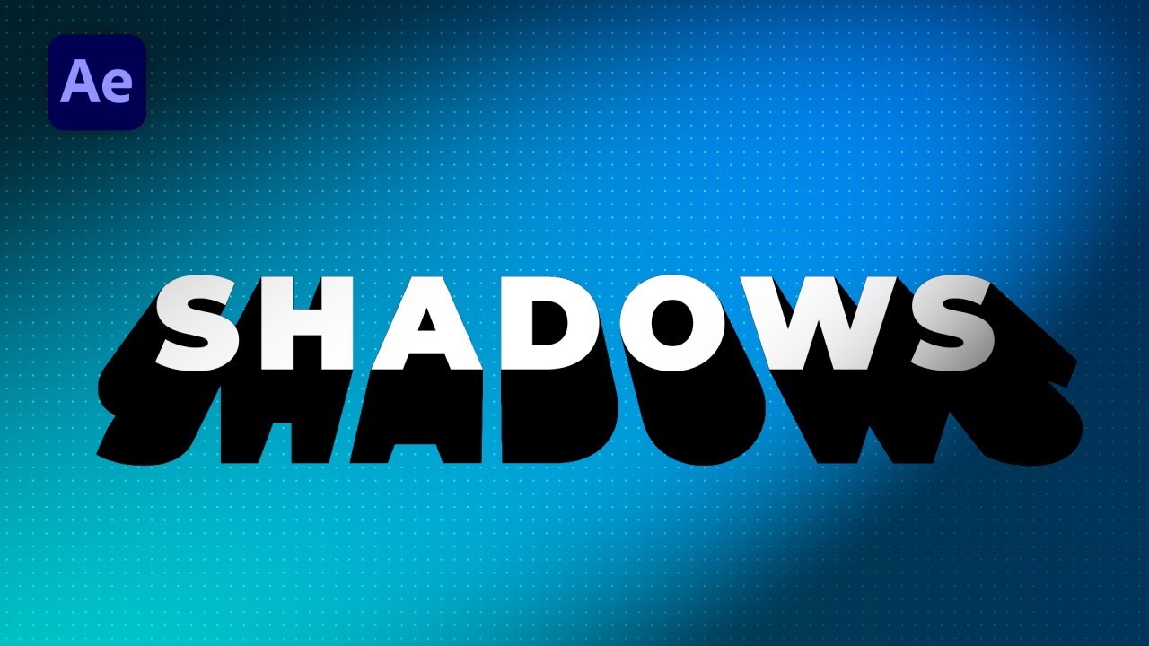 How to Create Nice Shadows in After Effects - Beginners AE Tutorial ...