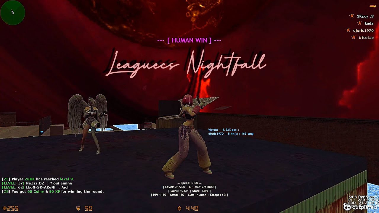 LEAGUECS | Nightfall Zombie Escape [FASTDL | 1000 FPS] map ze_riverside ...